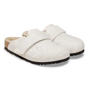 BIRKENSTOCK Loma Shearling Felt Clogs - Oyster