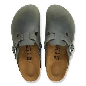 BIRKENSTOCK Boston Natural Leather Oiled - Thyme