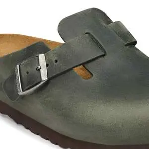 BIRKENSTOCK Boston Natural Leather Oiled - Thyme