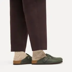 BIRKENSTOCK Boston Natural Leather Oiled - Thyme