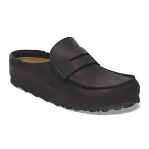 BIRKENSTOCK Naples Wrapped Natural Leather Oiled - Black