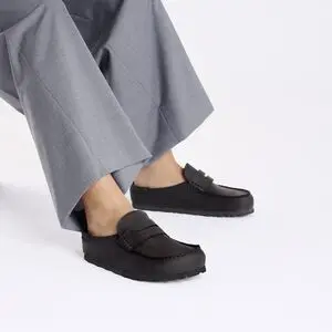 BIRKENSTOCK Naples Wrapped Natural Leather Oiled - Black