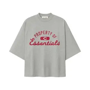 Fear Of God Reds Merch Tee 'concrete Heather - Grey