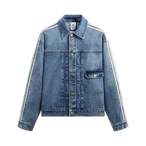 Kith X Messi For Adidas Denim Jacket 'aurora/ink - Blue