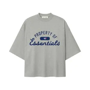 Fear Of God Blue Jays Merch Tee 'concrete Heather - Grey