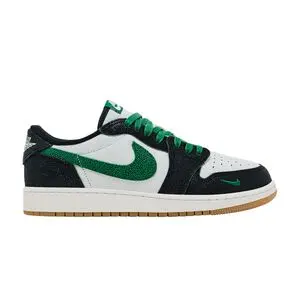 JORDAN 1 Retro Low Og Gs "phantom Pine Green - White