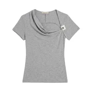 Paloma Wool Mire Top With Draped Neckline