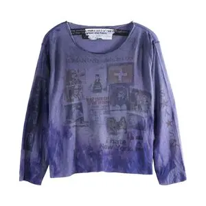 SAITOS S.a.s. Long-sleeve Top 'washed - Black