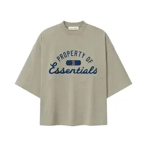 Fear Of God Red Sox Merch Tee 'seal Heather - Grey