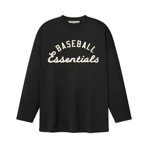 Fear Of God Mlb Boxy Long-sleeve Tee - Black