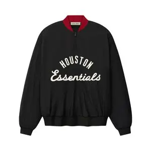 Fear Of God Astros Half Zip Pullover - Black