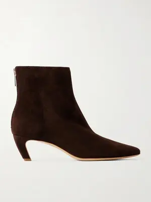 Gabriela Hearst Clayton Suede Ankle Boots - Brown