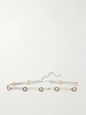 Maison Mayle Flora Embellished Belt