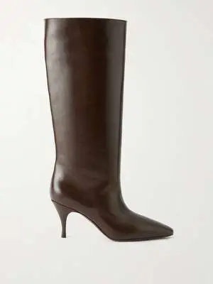 HERBERT LEVINE Two Faced 80 Color-block Leather Boots - Multi
