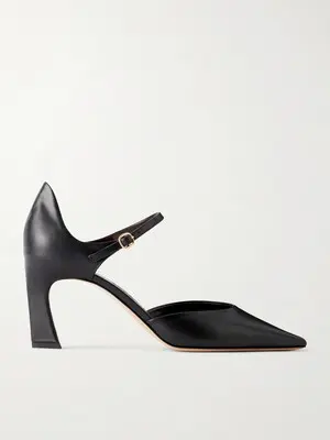 GABRIELA HEARST Gabriela Hearst Devil Leather Mary Jane Pumps