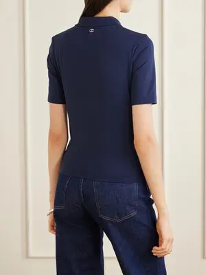 Rabanne Embellished Cotton-blend Polo Shirt