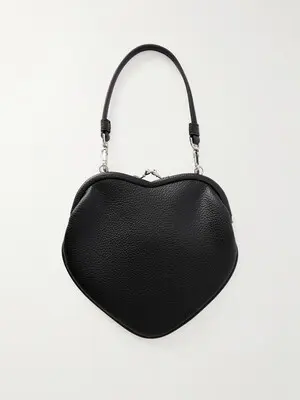 VIVIENNE WESTWOOD Belle Heart Logo-appliquéd Leather-effect Shoulder Bag