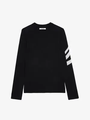 Zadig&Voltaire Kennedy Arrow Cashmere Sweater - Black