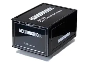 NEIGHBORHOOD Ci/p Sneaker Storage Box Black - Multicolor