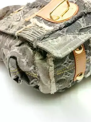 LOUIS VUITTON Monogram Patchwork Tote Bag - Grey