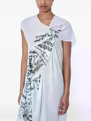 LIMI FEU Graphic Print Asymmetric Dress