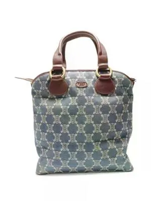 Celine Macadam Canvas Tote Bag - Blue