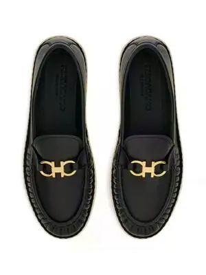 FERRAGAMO Gancini Ornament Loafers