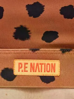 P.E Nation Polka-dot Racerback Sports Bra