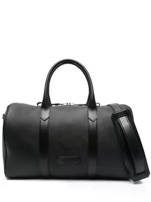 TOM FORD Leather Holdall Bag - Black