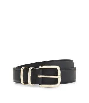 BOSS Italian Leather Belt - Black