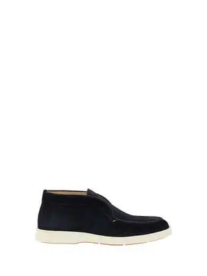 Santoni Santoni Desert Suede Ankle Boots Blue