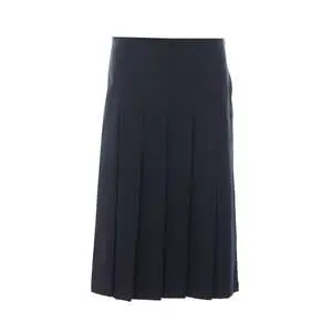 A.p.c. Pleated Cotton Skirt - Blue