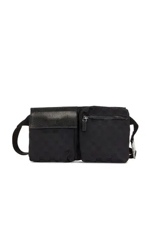 Gucci Double Pocket Belt Bag - Black