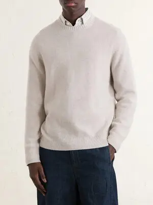 N.peal English Rib Cashmere Sweater