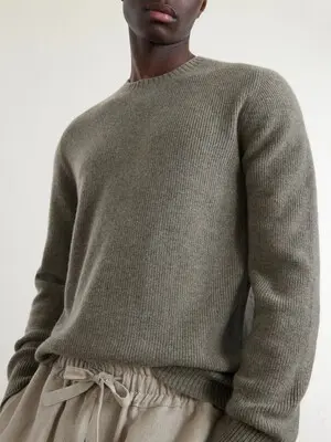 N.peal Organic Cashmere Raglan Crewneck Sweatshirt