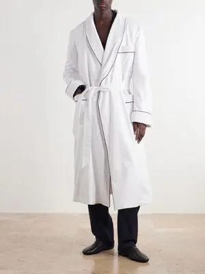 TOM FORD Piped Silk Robe