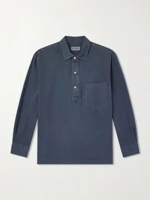 Officine Générale Jordy Cotton-twill Polo Shirt