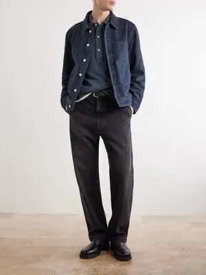 Officine Générale Jordy Cotton-twill Polo Shirt