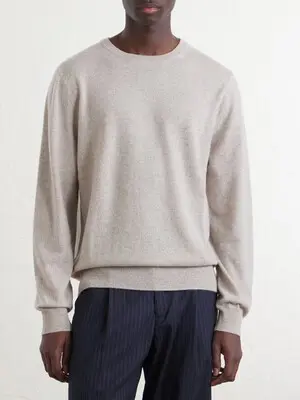 N.peal Cashmere Crew Neck Sweater - Brown