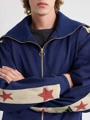 Kapital Jersey Zip-up Sweatshirt