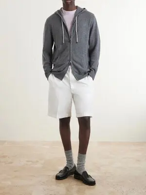 N.peal Organic Cashmere Zip-up Hoodie