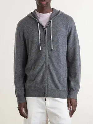 N.peal Organic Cashmere Zip-up Hoodie