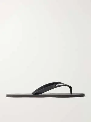 CHRISTIAN LOUBOUTIN Logo-embossed Rubber Flip Flops