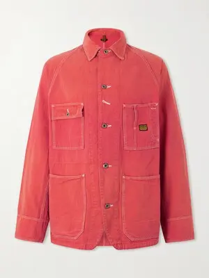 Kapital Cactus Cotton-canvas Jacket - Red