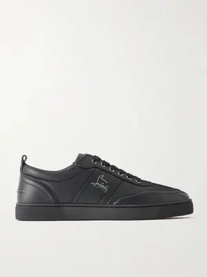 CHRISTIAN LOUBOUTIN Reteo Leather Sneakers - Black