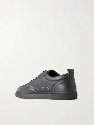 CHRISTIAN LOUBOUTIN Retero Leather Sneakers - Black