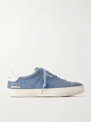 GOLDEN GOOSE Soul Star Suede Sneakers - Blue