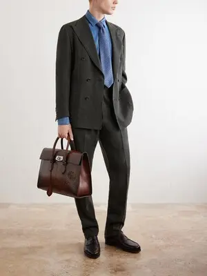 Berluti Venezia Leather Briefcase