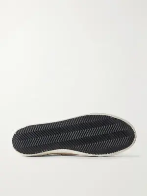 GOLDEN GOOSE Super-star Distressed Leather Sneakers - Neutrals