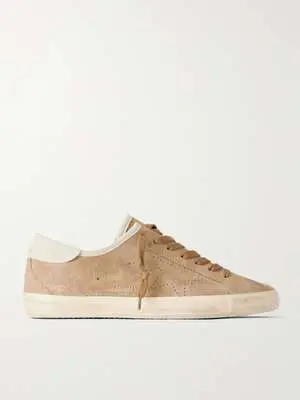 GOLDEN GOOSE Soul Star" Suede Sneakers - Tan
